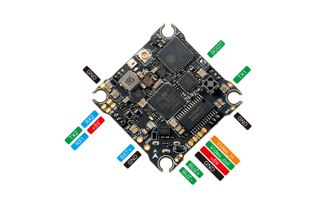 Happymodel X12 ELRS Pro 1-2s 12A ESC політний контролер - купити в Україні